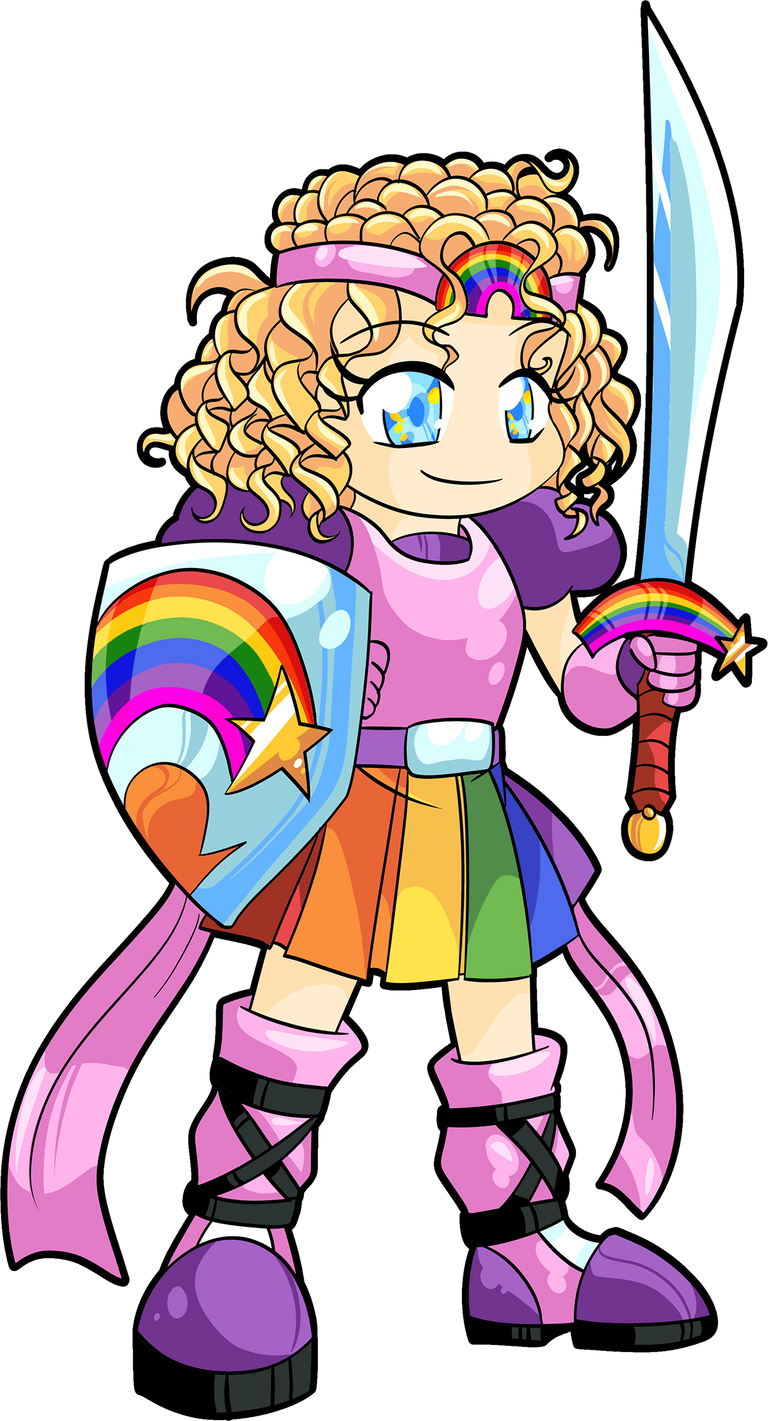 GIF scene of KIARA LIGHTBRINGER, Splinterlands Game Character - Neoxian City